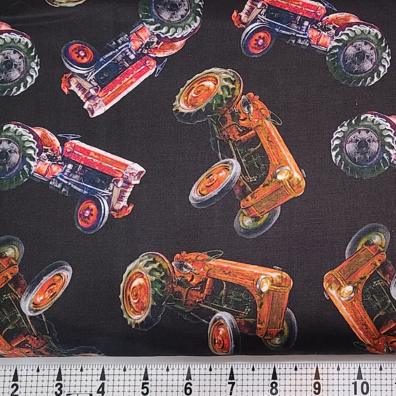 Tractor Fabric - Etsy