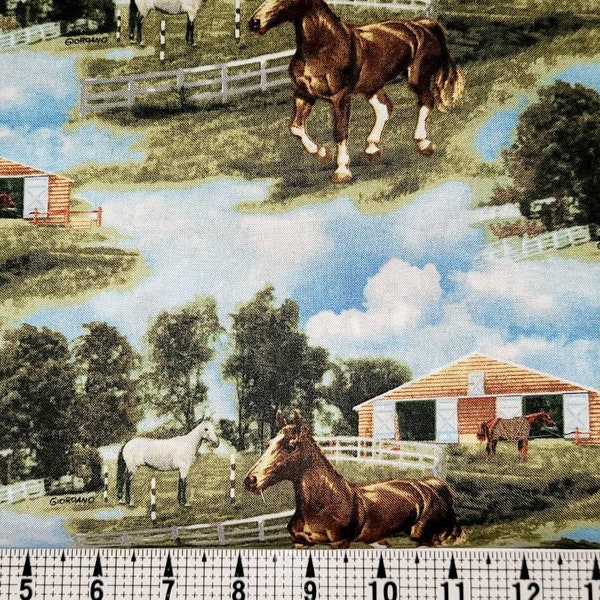 Horses Fabric - Etsy Horses Fabric - Etsy