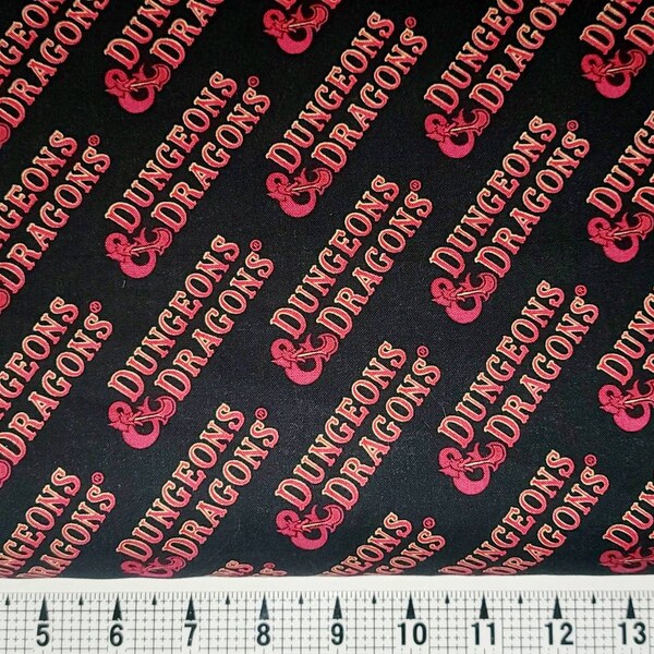 Dnd Fabric by the Yard - Etsy