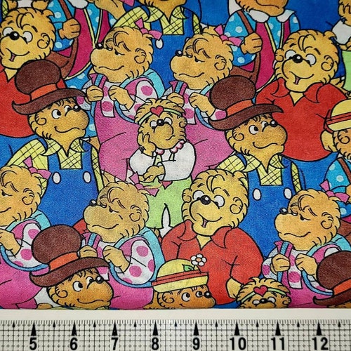Berenstein Bears Packed Fabric by the Yard/piece - Etsy