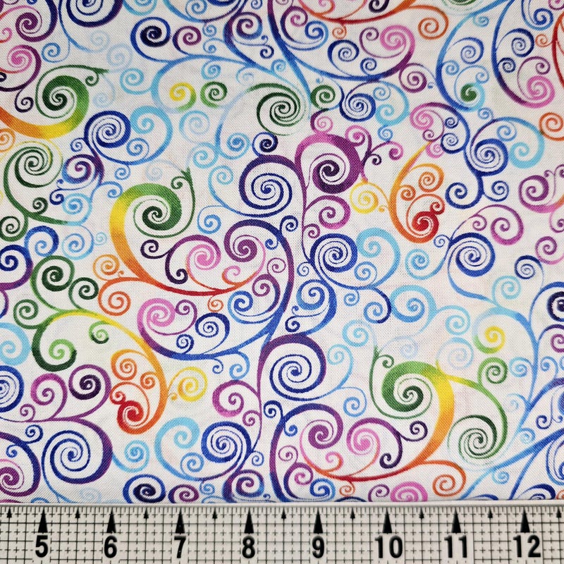 Rainbow Fabric - Etsy