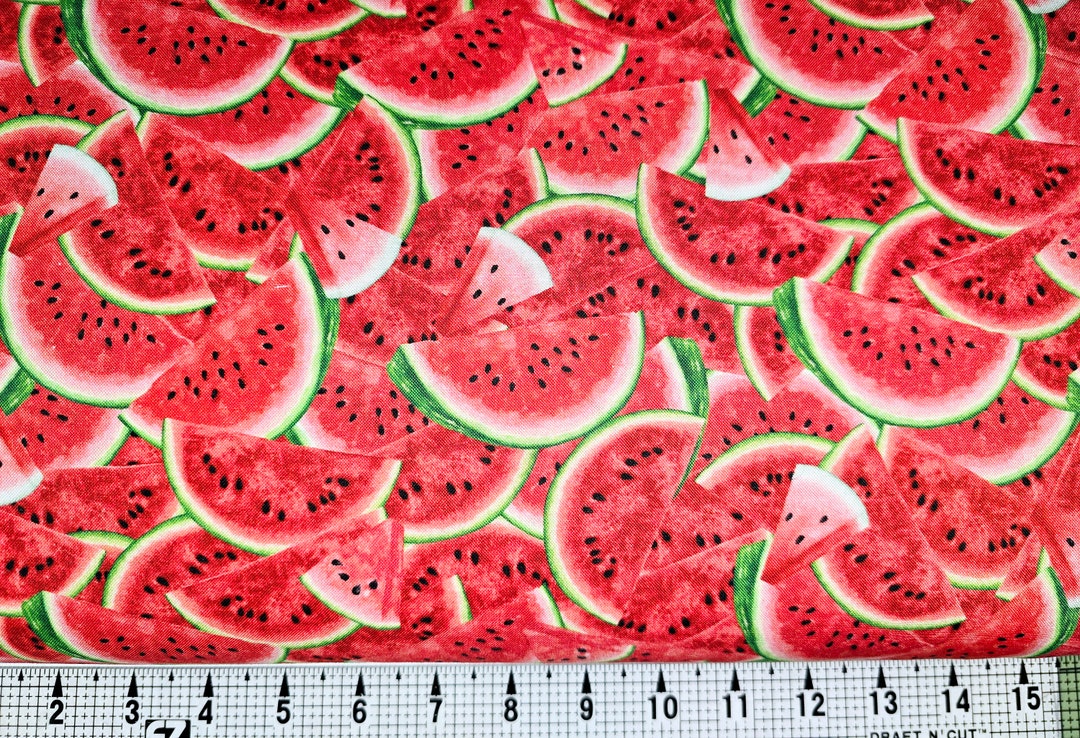 Timeless Treasures Watermelon Slices CD1922 Fabric by the Yard//piece ...