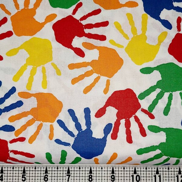 Hand Printed Fabric - Etsy