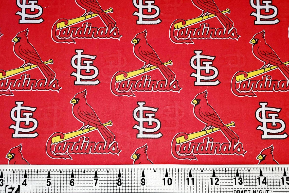 Fabric Traditions St. Louis Cardinals Fabric by the Yard/piece - Etsy