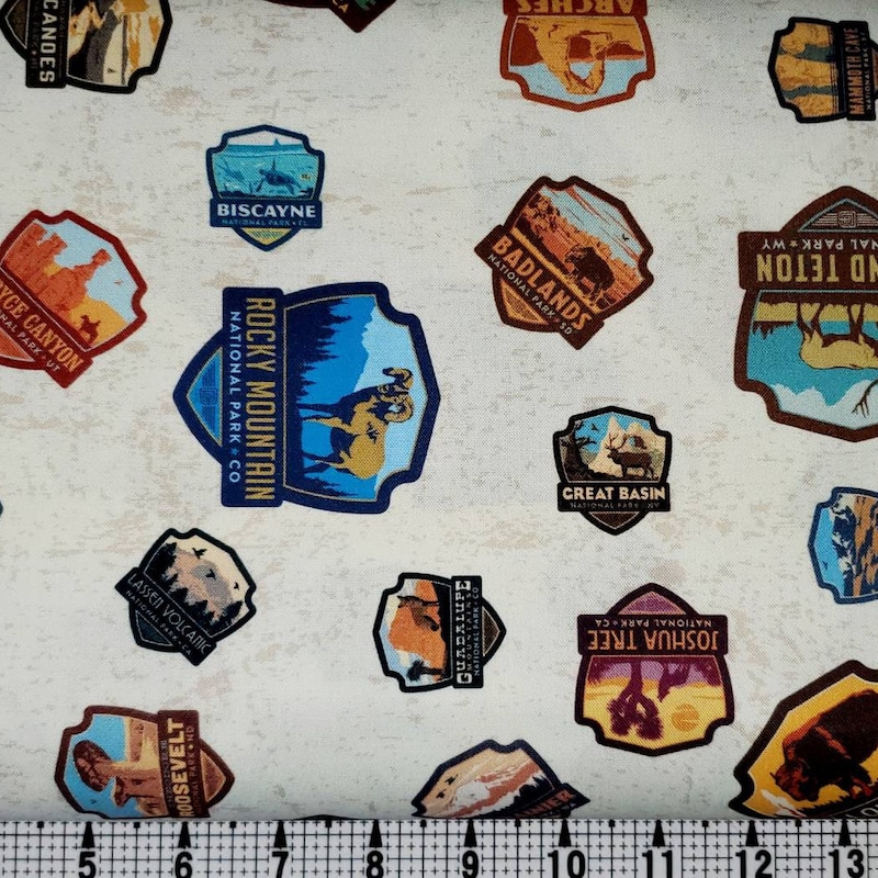 Yellowstone Panel Fabric - Etsy