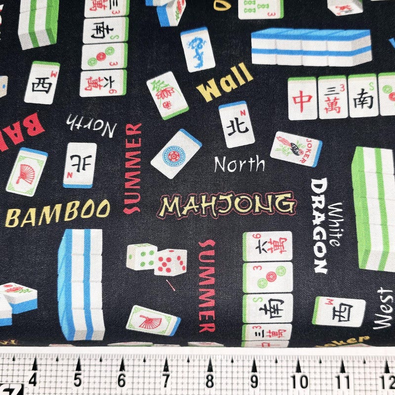 Mahjong Fabric by the Yard - Etsy