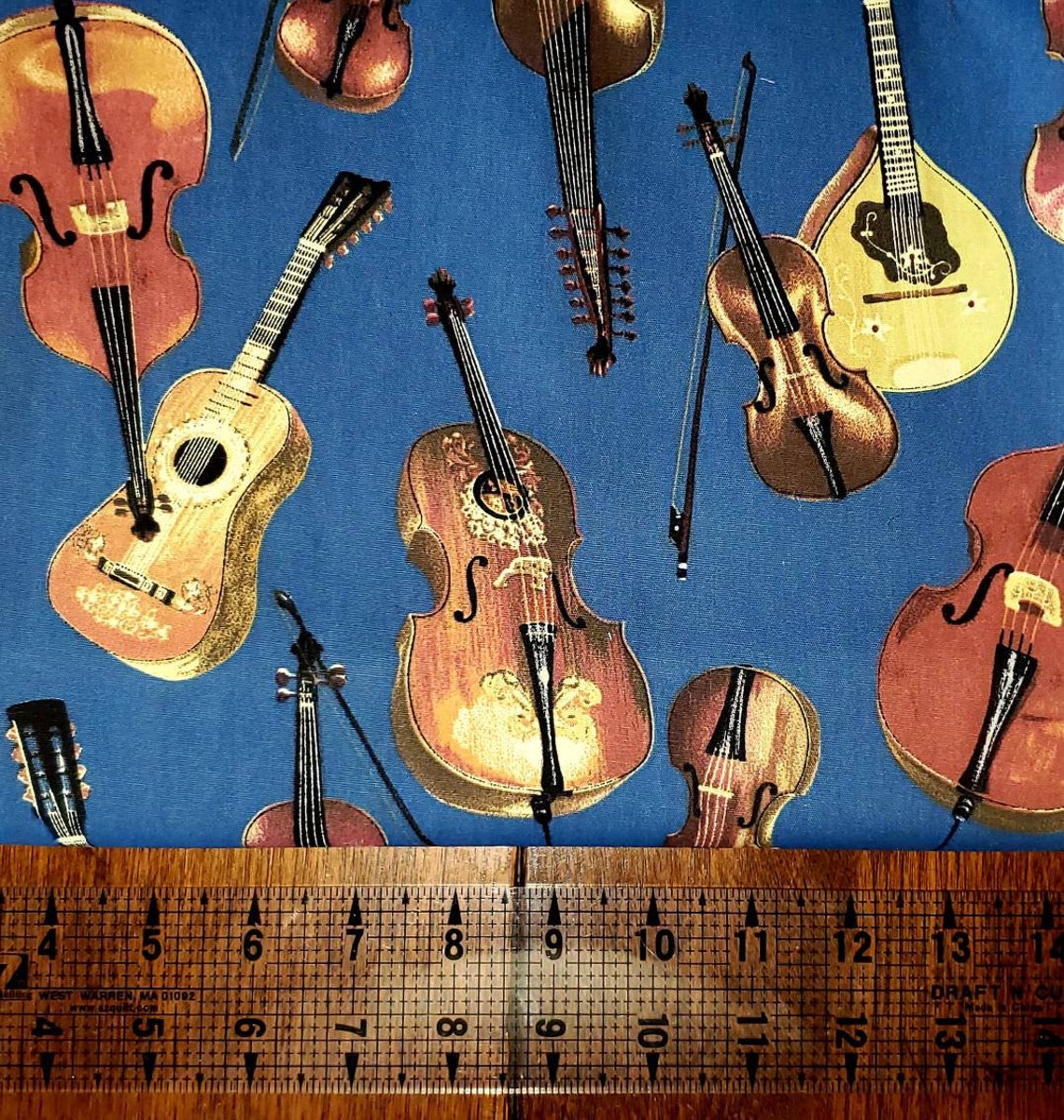 Music Fabric Fabric by the Yard | Etsy