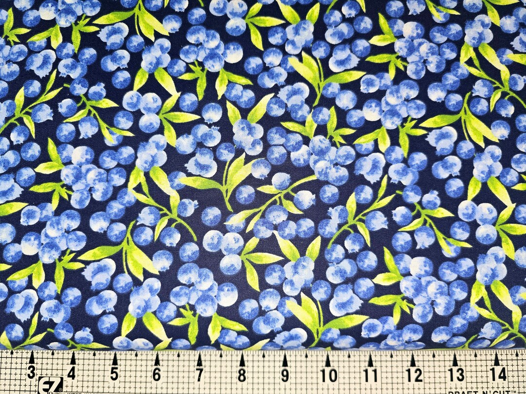 Fabric Traditions Blueberries Fabric by the Yard//piece - Etsy
