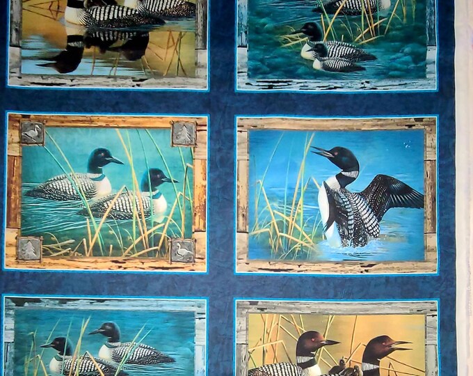 Quilting Treasures Loon Vignette Picture Patches 9 X 7 1649-29698-W ...
