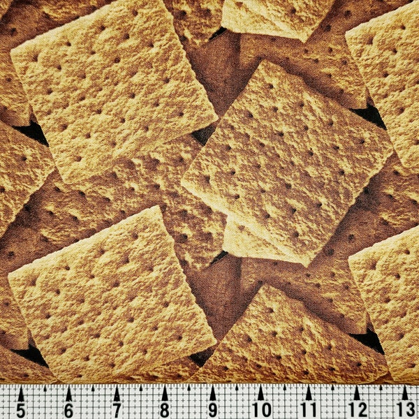 Graham Crackers Fabric - Etsy