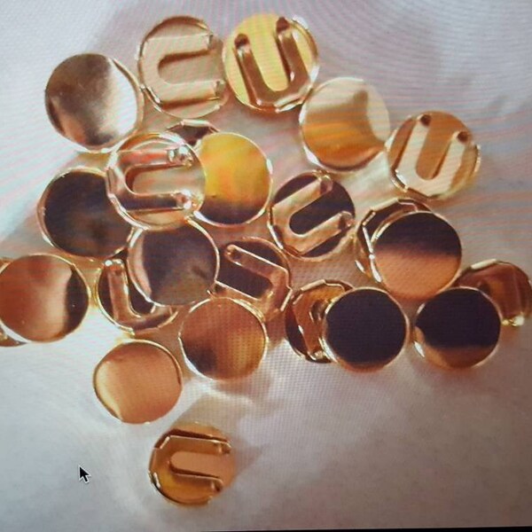 Gold Button Covers - Etsy