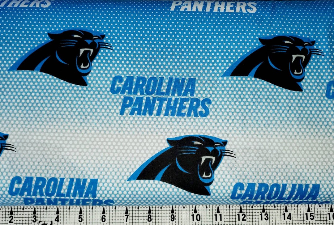 Fabric Traditions Carolina Panthers Fabric by the Yard//piece - Etsy