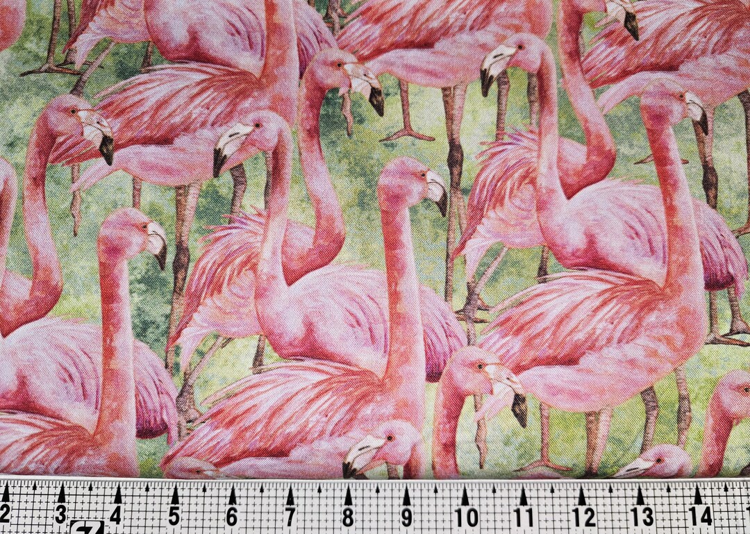 Studio E Fabrics Flamingo Crowd 8487-64 Fabric by the Yard//piece - Etsy