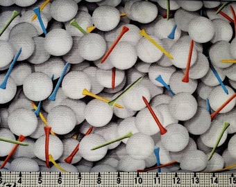 Golf Fabric Fabric by the Yard Golf Cart Fabric Quilting - Etsy