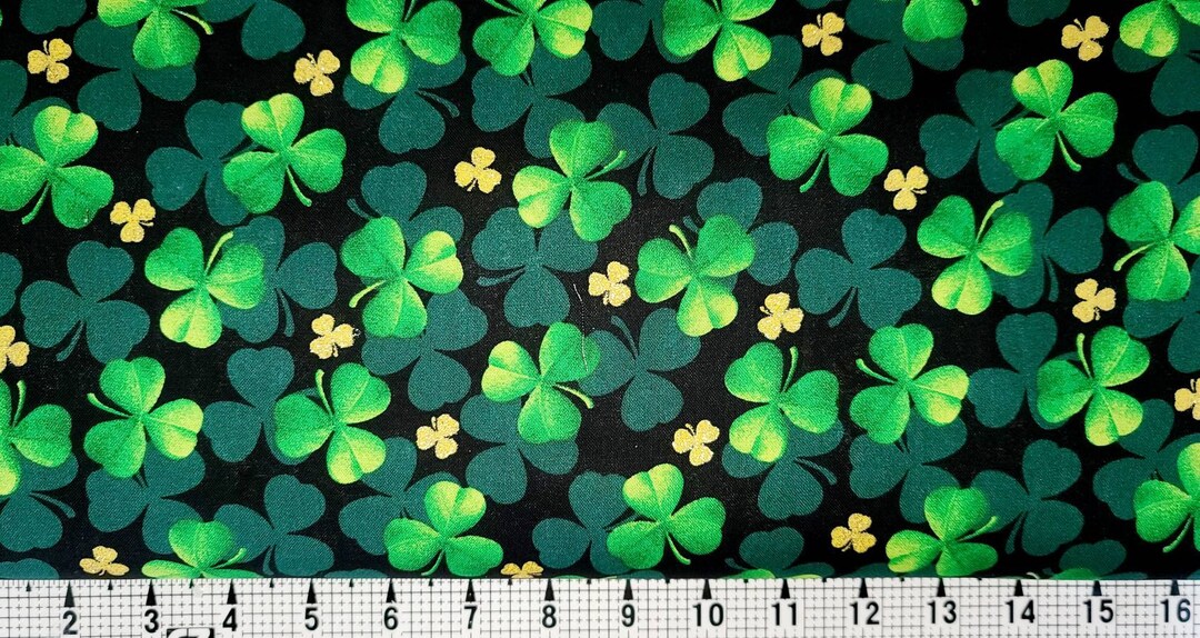 Fabric Traditions Shades of Clover W/glitter Fabric by the Yard//piece ...