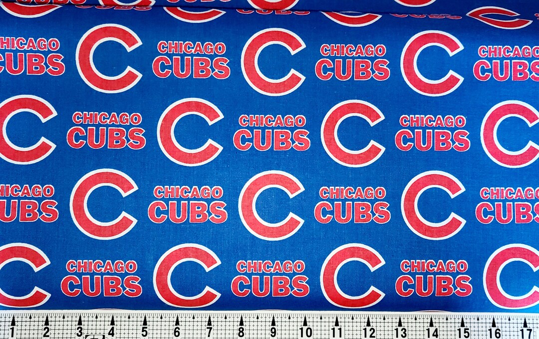 Fabric Traditions Chicago Cubs Fabric by the Yard//piece - Etsy
