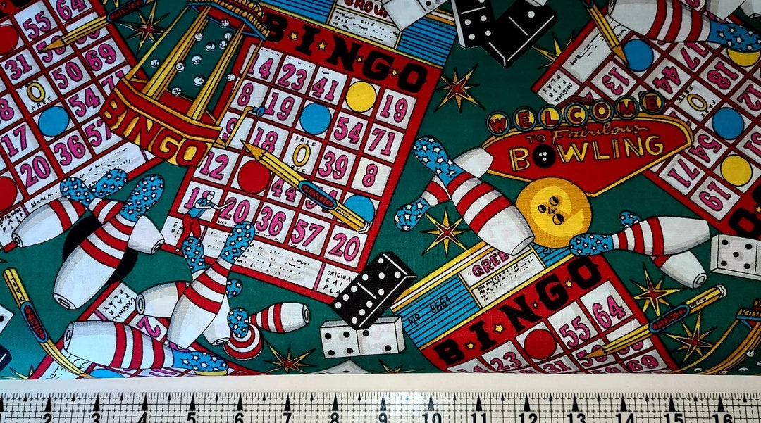 Fun and Games Bingo CP37540 Fabric by the Yard//piece - Etsy