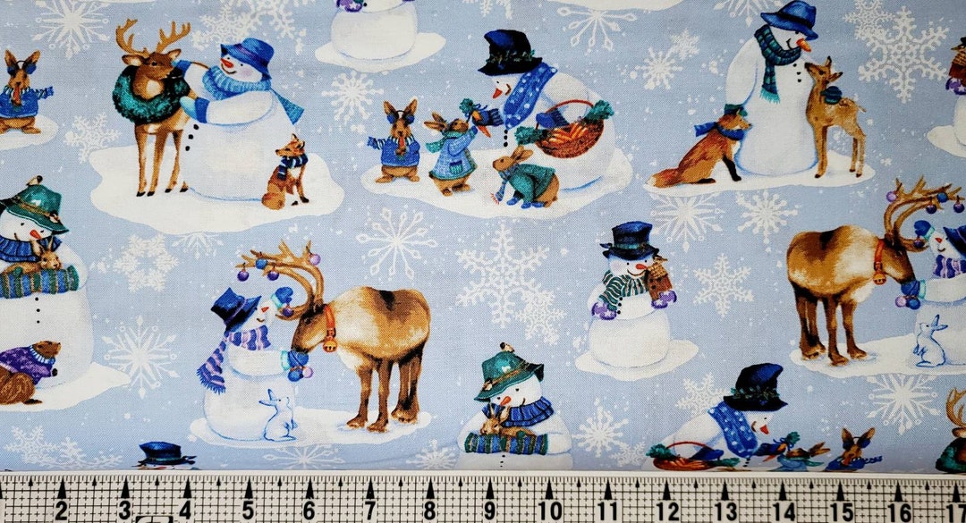 Henry Glass Flurry Friends 351 Fabric by the Yard//piece - Etsy