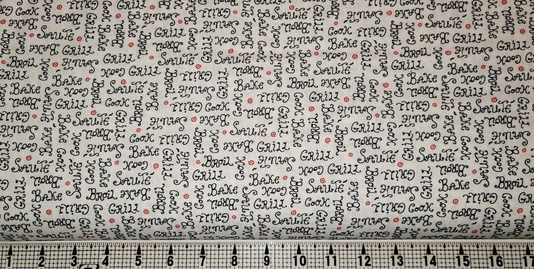 Quilting Treasures Chefs Special Sayings 1649-27643-Z Fabric by the ...