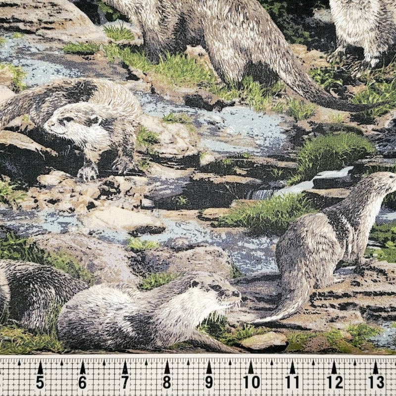Otter Fabric - Etsy