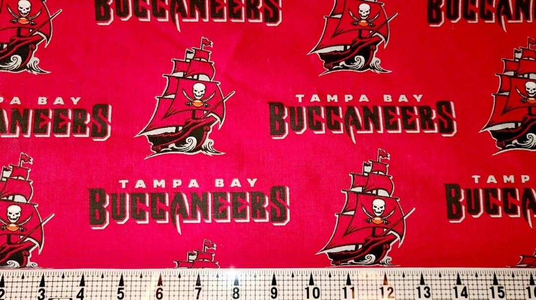 Fabric Traditions Tampa Bay Buccaneers Fabric by the Yard//piece - Etsy