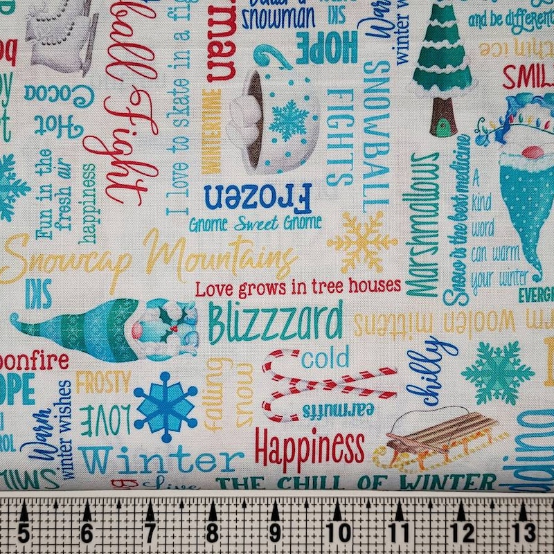 Gnome Wonderland Benartex - Etsy
