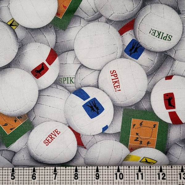Volleyball Fabric - Etsy