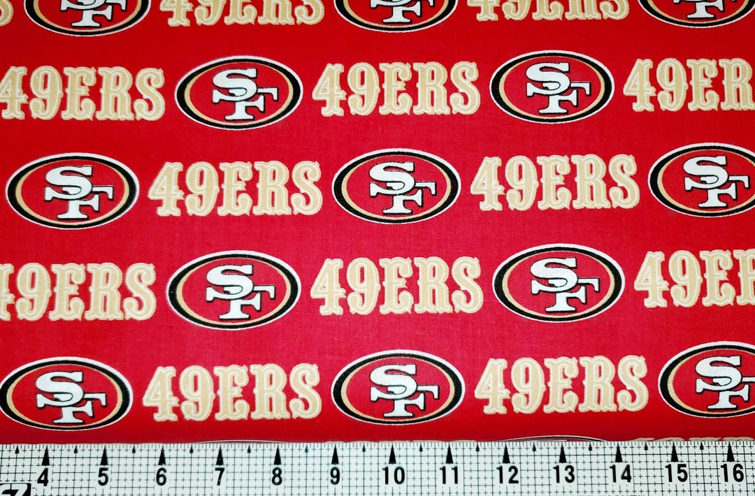 Fabric Traditions San Francisco 49ers Fabric by the Yard//piece - Etsy