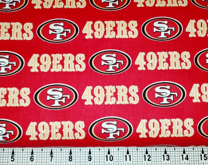 Fabric Traditions San Francisco 49ers Fabric by the Yard/piece - Etsy