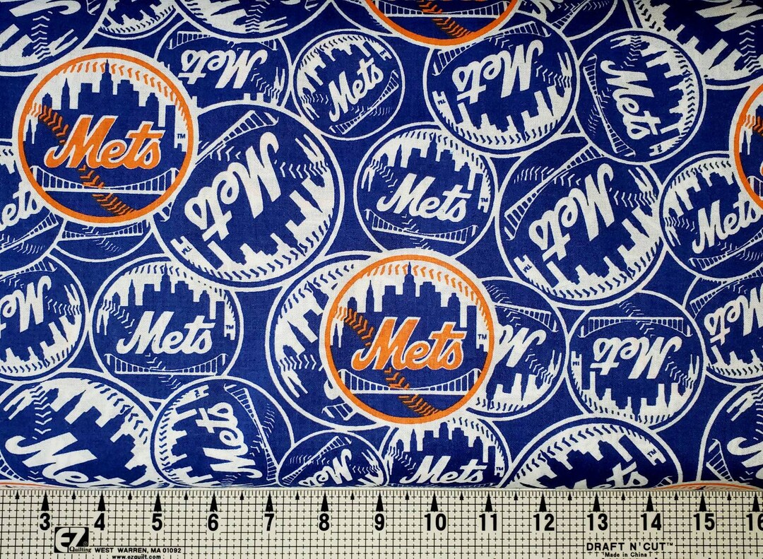 Fabric Traditions New York Mets Fabric by the Yard//piece - Etsy