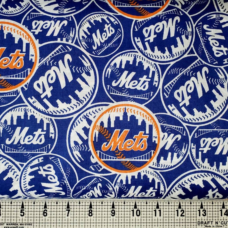 Baseball Mets Fabric - Etsy