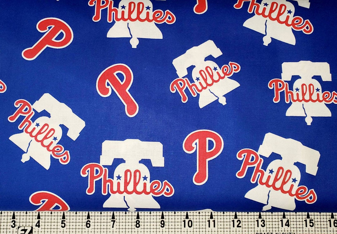 Fabric Traditions Philadelphia Phillies Fabric by the Yard//piece - Etsy