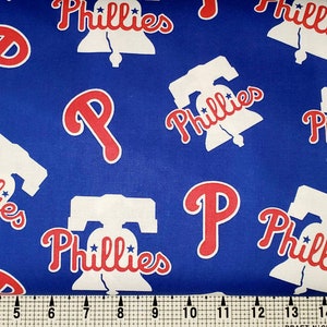 Fabric Traditions Philadelphia Phillies Fabric by the Yard//piece - Etsy
