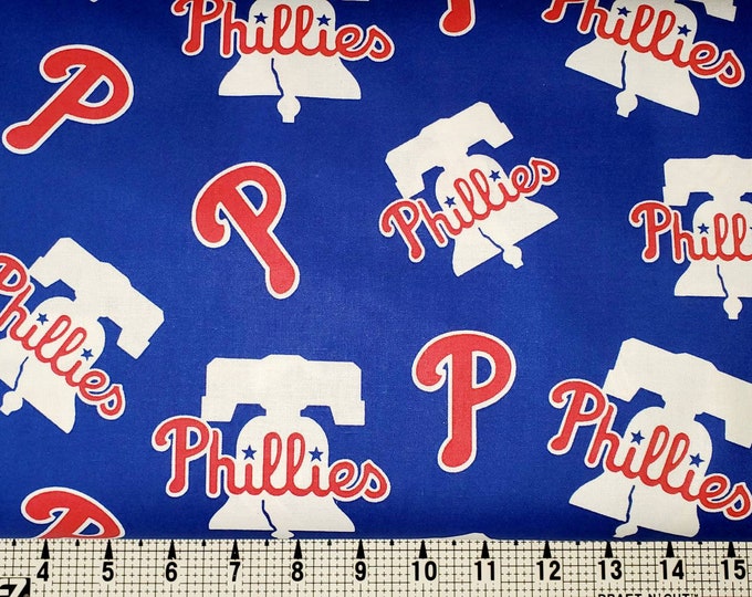 Fabric Traditions Philadelphia Phillies Fabric by the Yard//piece - Etsy