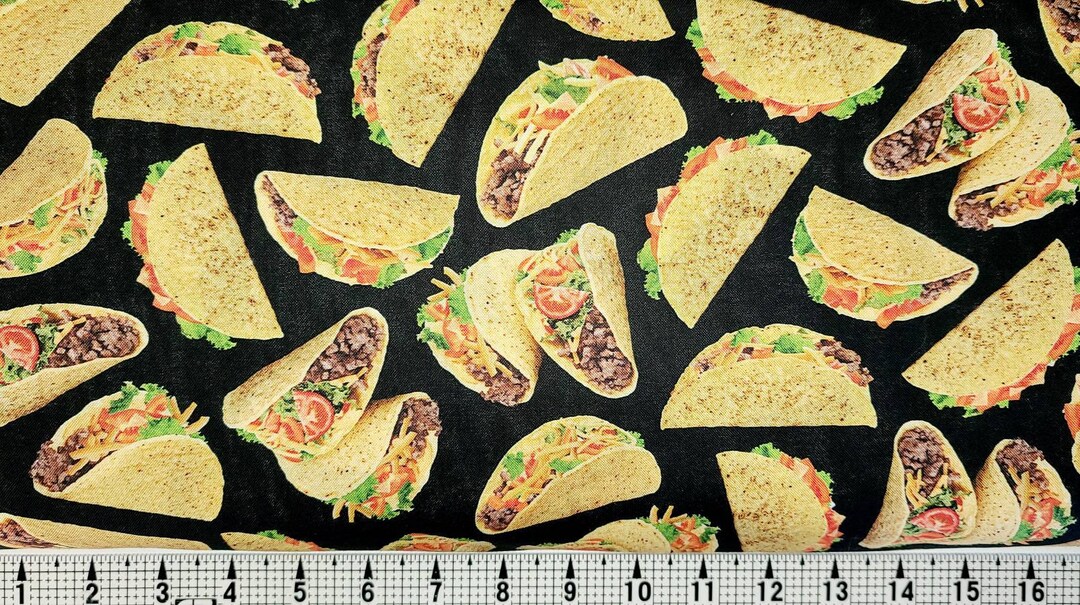 Timeless Treasures Hard Shell Taco CD2216 Fabric by the Yard//piece - Etsy