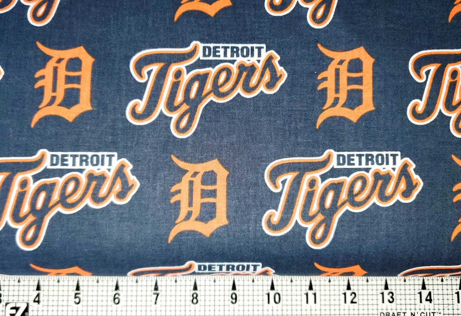Fabric Traditions Detroit Tigers Fabric by the Yard//piece - Etsy