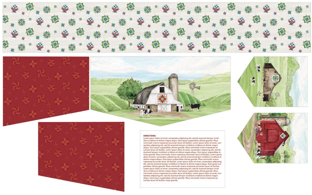 Riley Blake Mantel Runner of the Month-august HD15517 Fabric by the ...