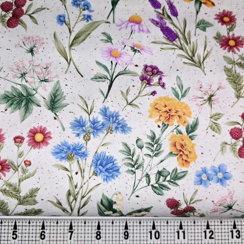 Botanical Fabric - Etsy