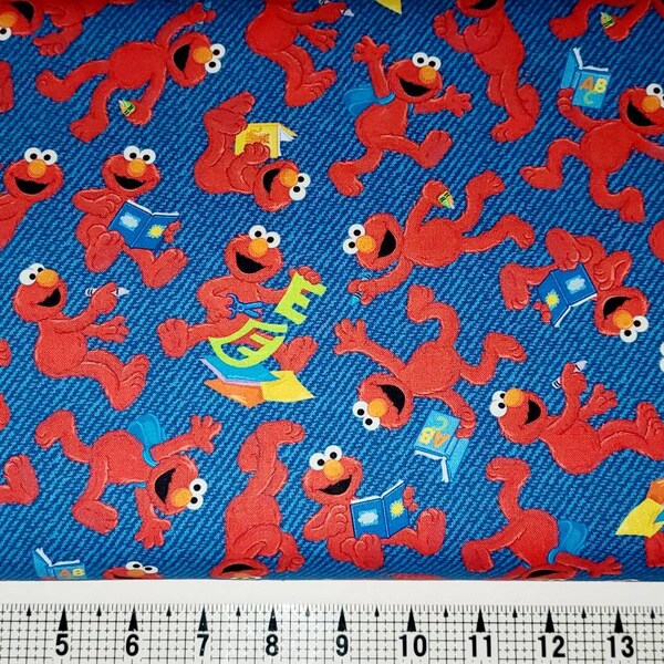 Sesame Street Fabric - Etsy