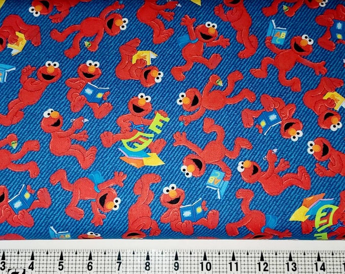 Quilting Treasures Sesame Street Elmo 1649-28545-W Fabric by the Yard ...