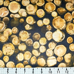David Textiles Lumber/logs Fabric by the Yard//piece - Etsy