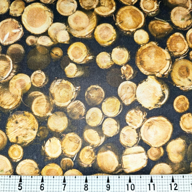 Wood Log Fabric - Etsy