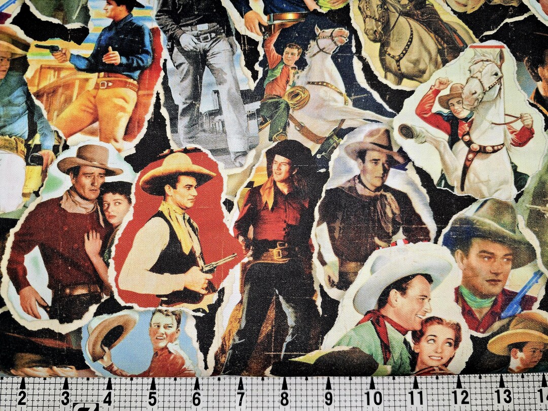 Riley Blake John Wayne Poster Prints CD16627 Fabric by the Yard//piece ...