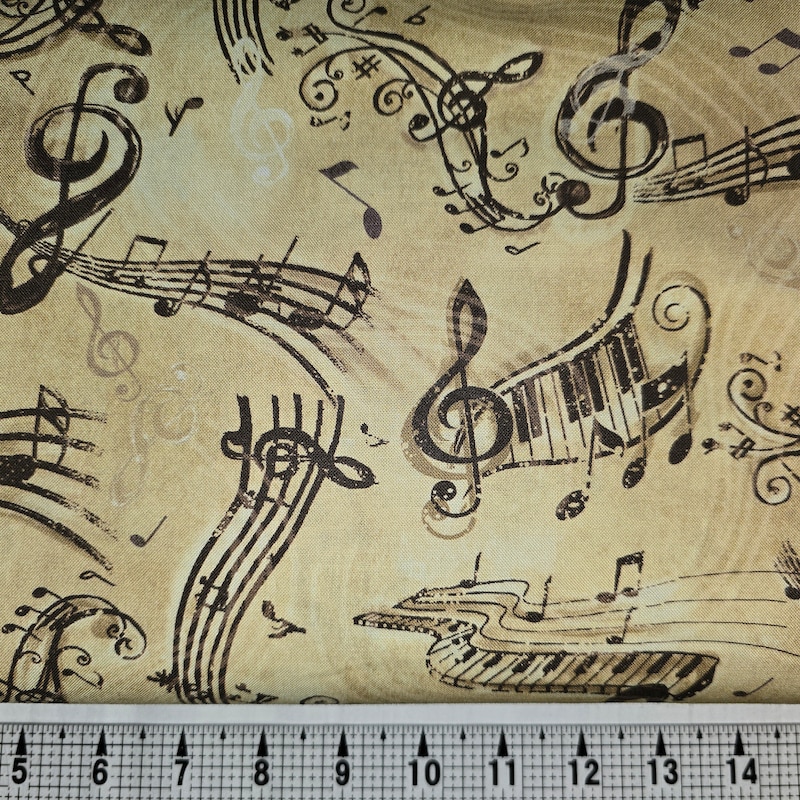 Music Note Fabric - Etsy