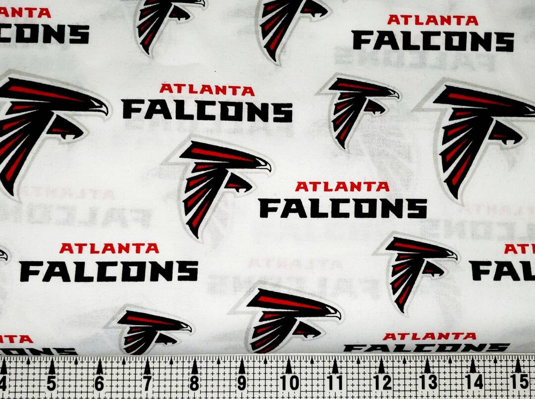Fabric Traditions Atlanta Falcons Fabric by the Yard//piece - Etsy