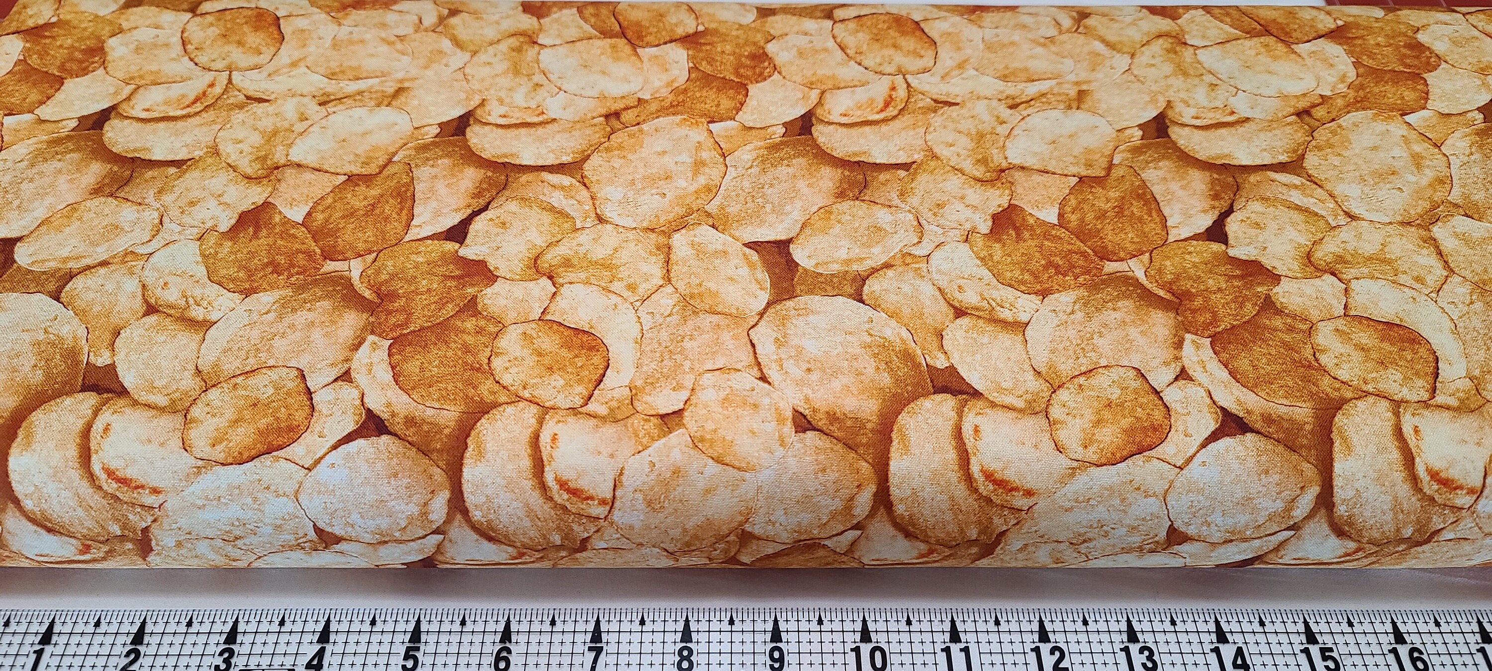 Kanvas Fabrics Barbecue Potato Chips 12751-37 Fabric by the Yard//piece ...
