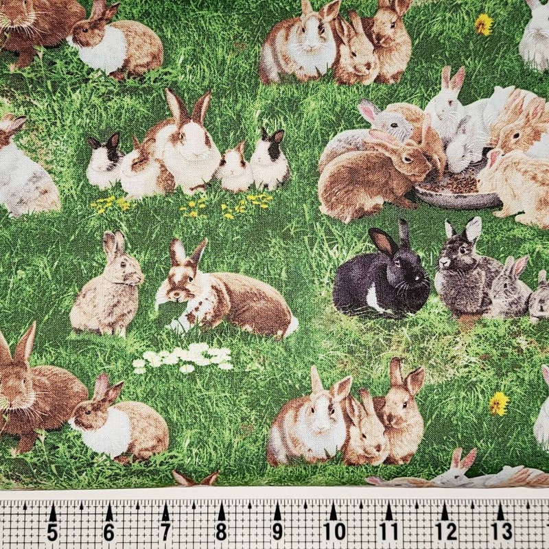 Rabbit Fabric - Etsy