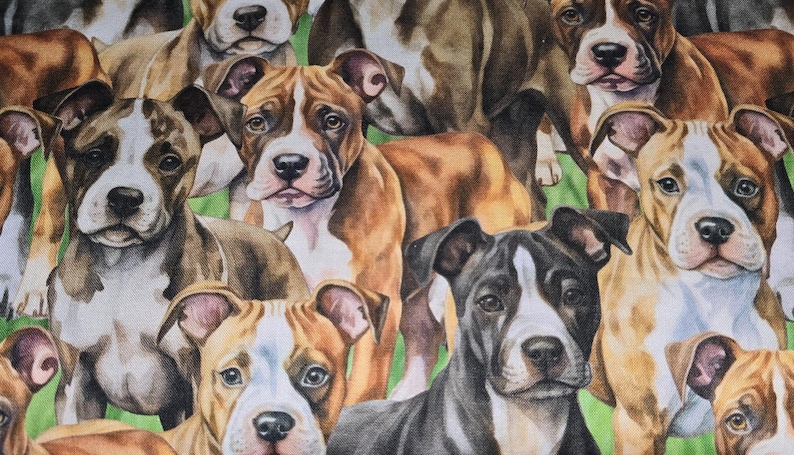 David Textiles Pit Bull DX-4802-3C Fabric by the Yard//piece - Etsy