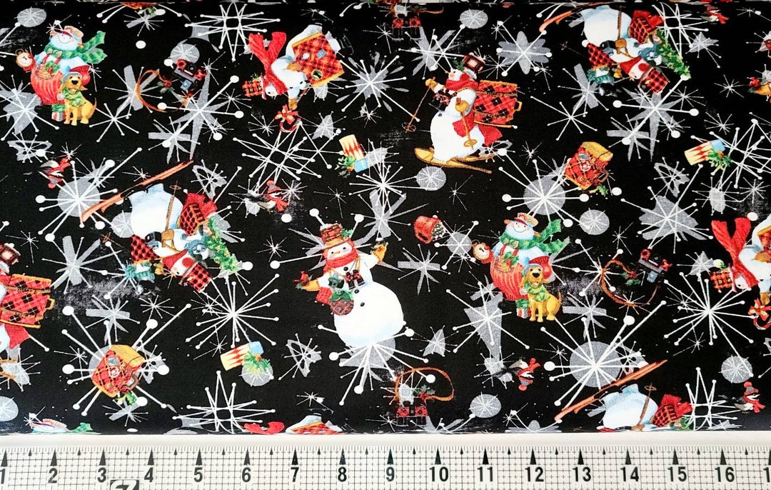 Studio E Fabrics Snow Dog Express 6348 Fabric by the Yard//piece - Etsy