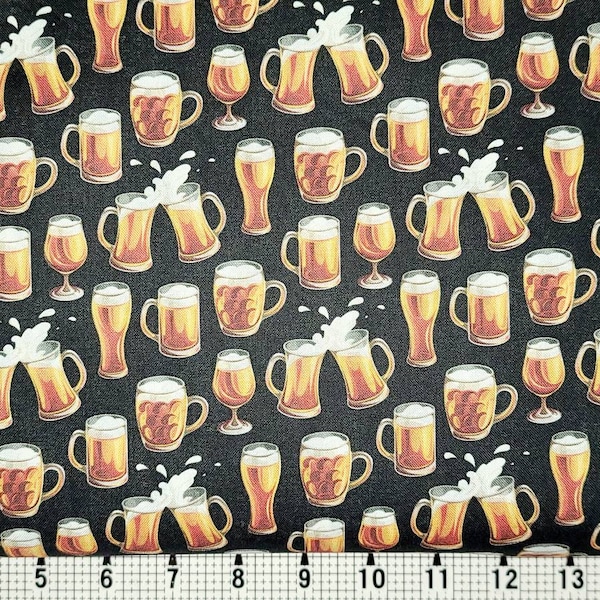Beer Fleece Fabric by the Yard - Etsy